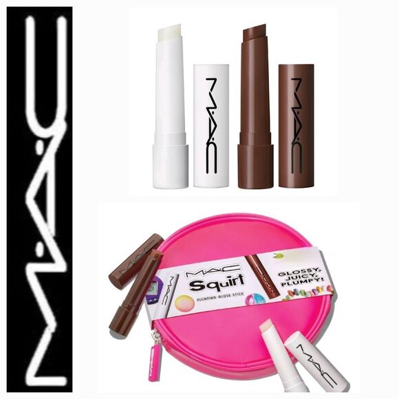 MAC Cosmetics | Makeup | Mac Cosmetics Squirt Lip Balm Duo Kit Pink | Poshmark